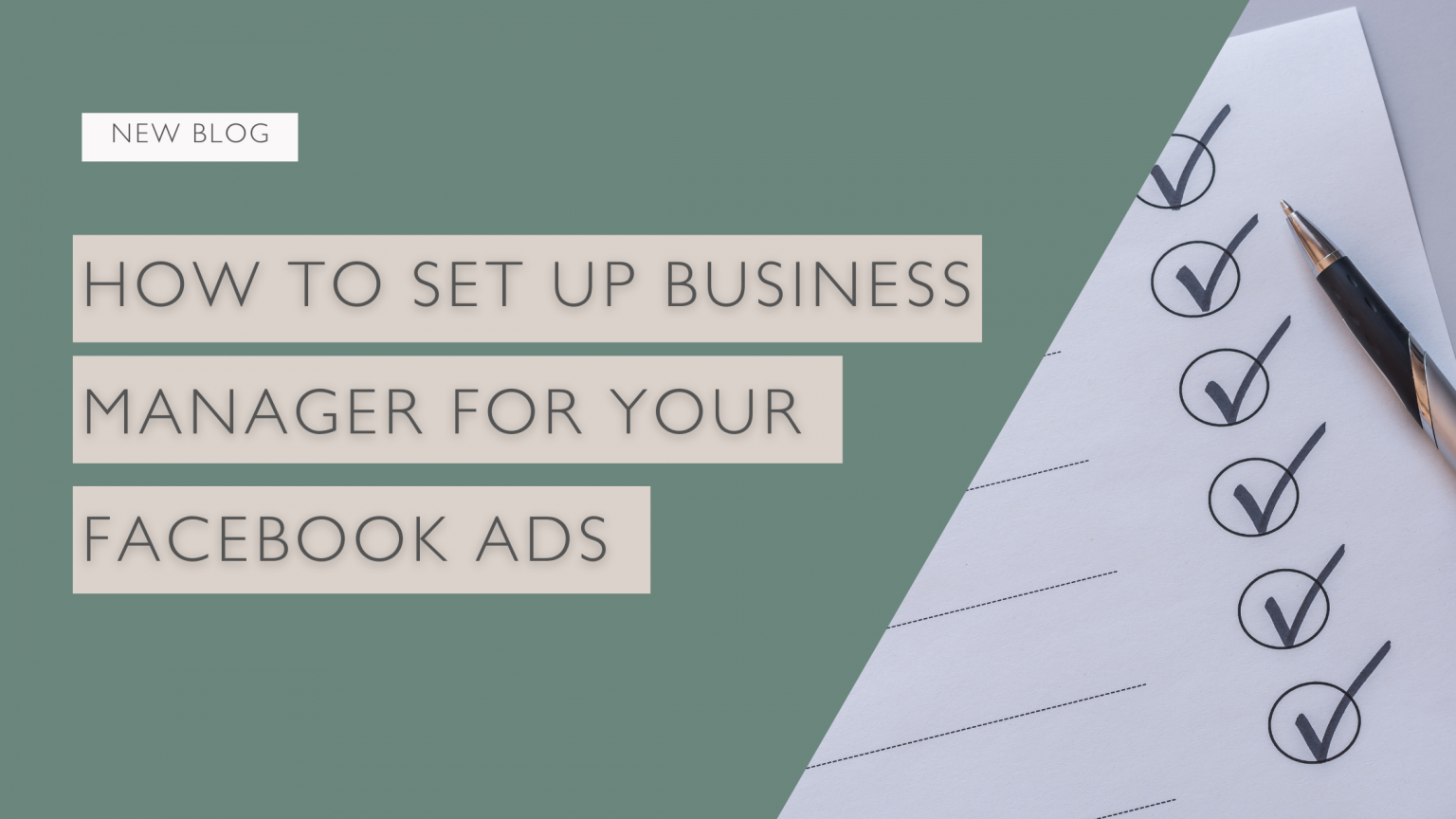 How To Set Up Business Manager For Facebook Ads | Marketing Expert