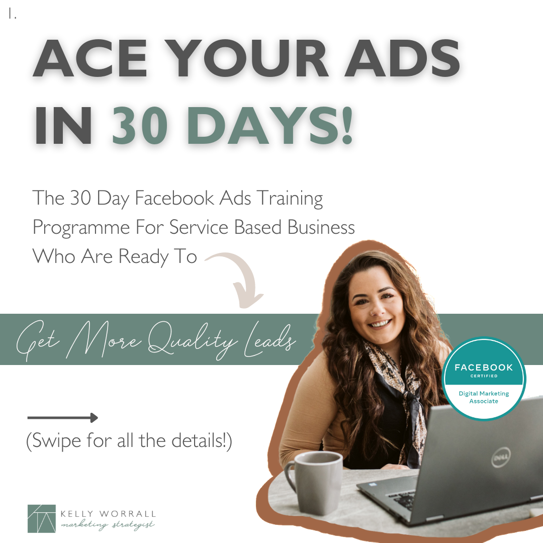 Kelly Worrall Marketing | Ace Your Ads Training Programme